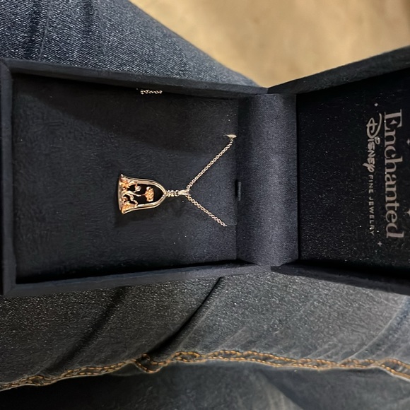 Disney | Jewelry | Enchanted Disney Belle Necklace | Poshmark